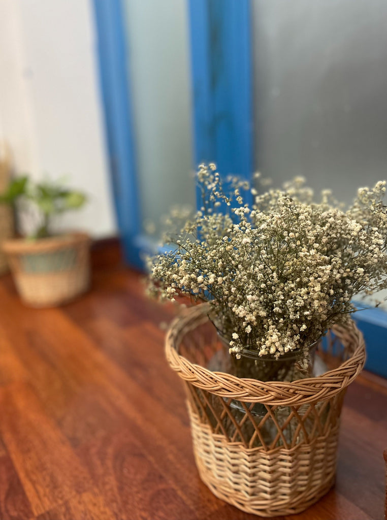 Handcrafted English Willow Planter from Kashmir – Pine cone™